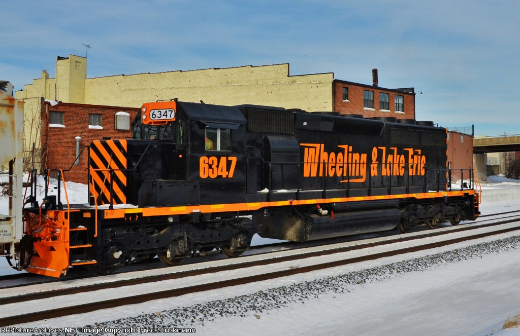 WE 6347 is on it's way to Brittain Yard, and I'm headed home.